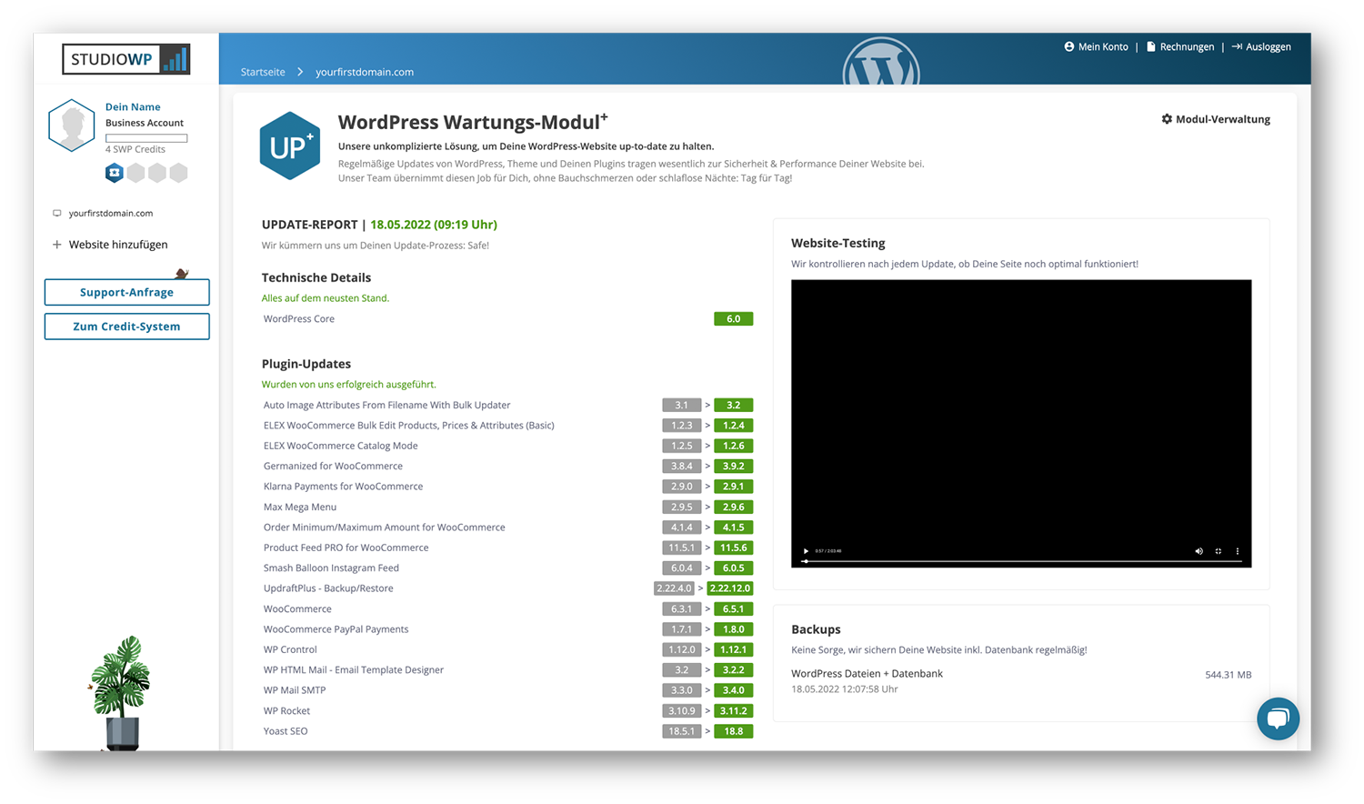 WordPress-Wartung & WordPress-Update-Service | StudioWP.io